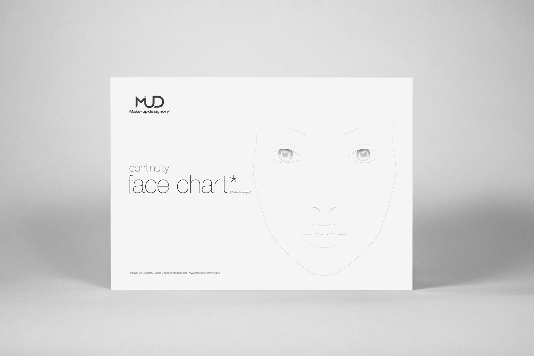Continuity Face Chart - Large – Make-up Designory