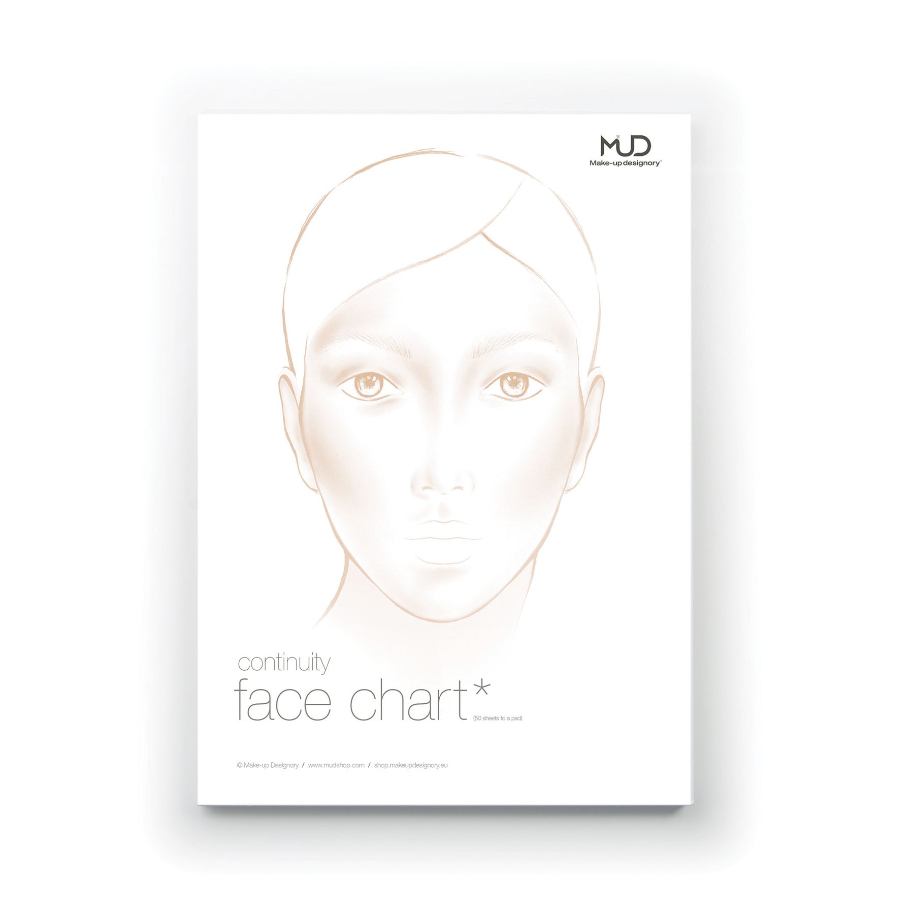Continuity Face Chart - Large – Make-up Designory